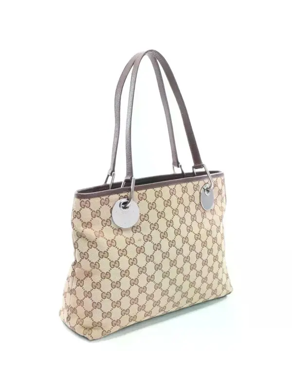 Gucci 2000s Gg Canvas Tote Bag