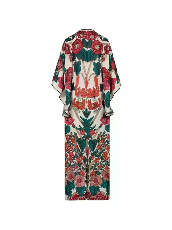 Johanna Ortiz Papillon Floral-print Silk Maxi Dress