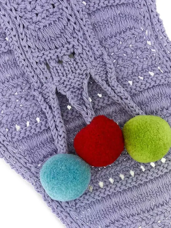 JW Anderson Pom-pom Crochet Scarf