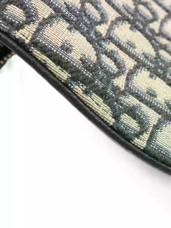 Dior 2000s Saddle Monogram-pattern Messenger Bag