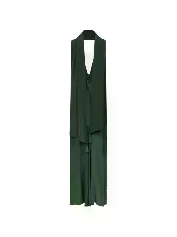 Johanna Ortiz Expedición Elegante Sequin-embellished Silk Maxi Dress