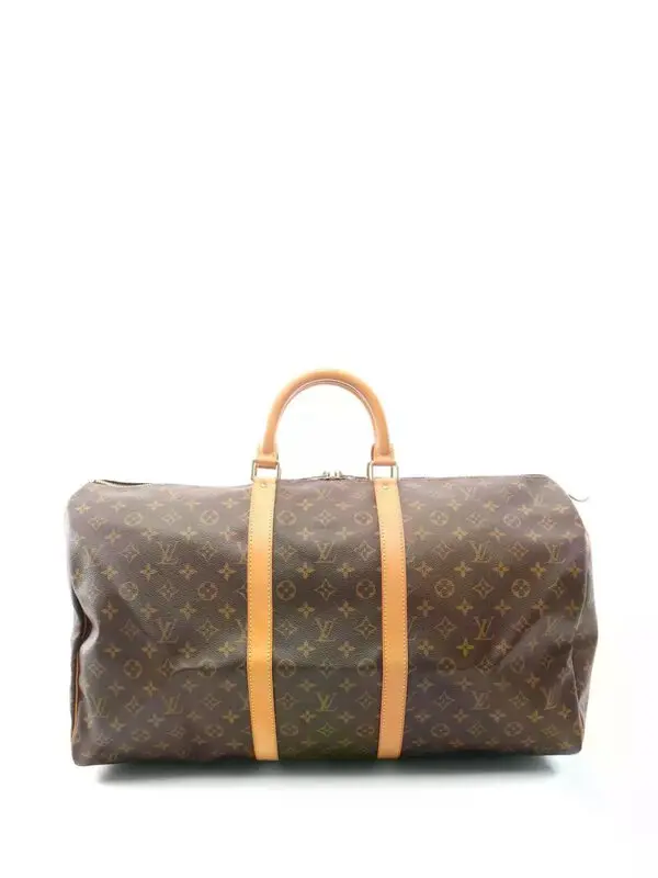 LOUIS VUITTON Keepall 55 Monogram Luggage Bag