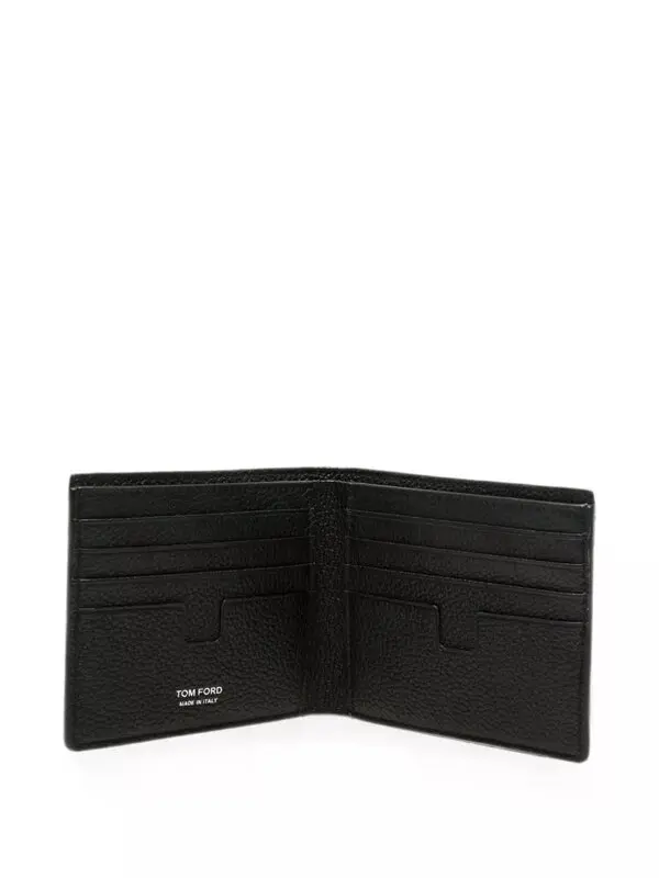 TOM FORD T-line Grained Leather Wallet