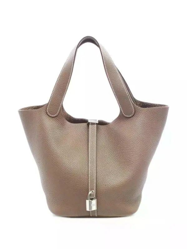 Hermès 2021 Mm Picotin Lock Tote Bag - Brown