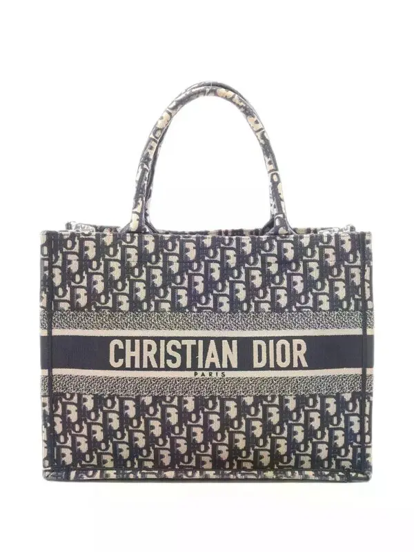 Dior Oblique Book Tote Medium Tote Bag