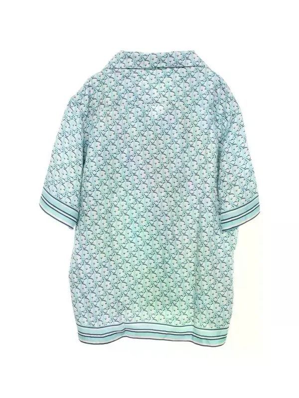 Dior 2010s Oblique Pixel Shirt - Blue