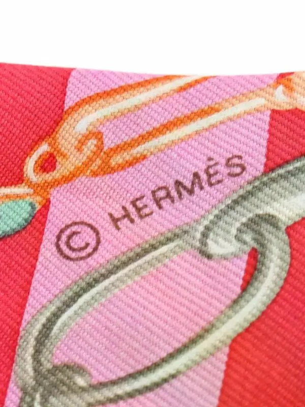 Hermès 2000s Striped Scarf