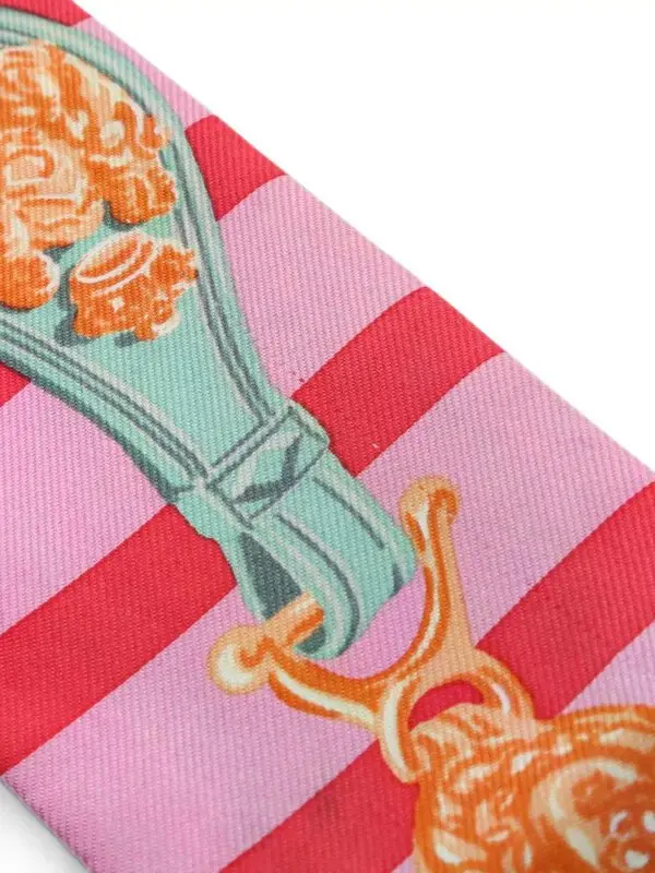 Hermès 2000s Striped Scarf
