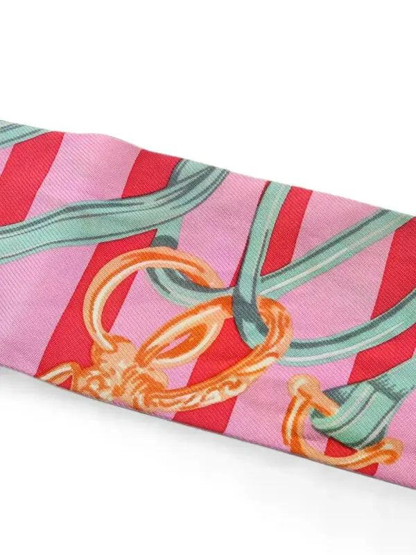 Hermès 2000s Striped Scarf