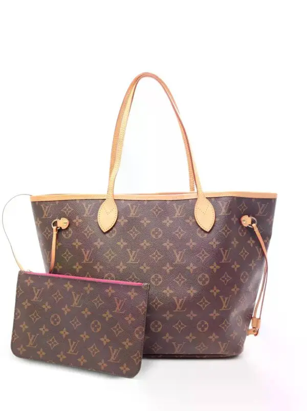 LOUIS VUITTON 2021 Mm Neverfull Tote Bag - Brown