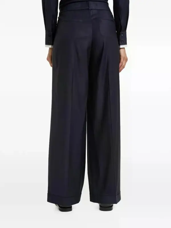 Peserico Pleated Turn-up Trousers