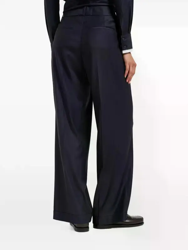 Peserico Pleated Turn-up Trousers