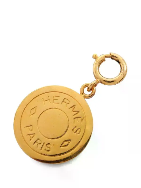 Hermès 2010s Clou De Selle Pendant - Gold