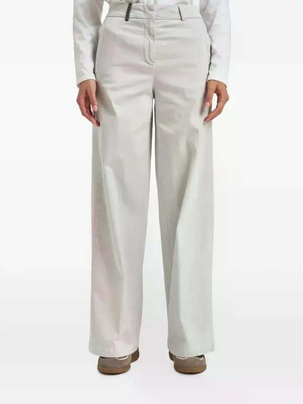 Peserico Wide-leg High-waist Trousers