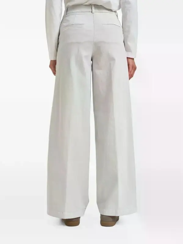 Peserico Wide-leg High-waist Trousers