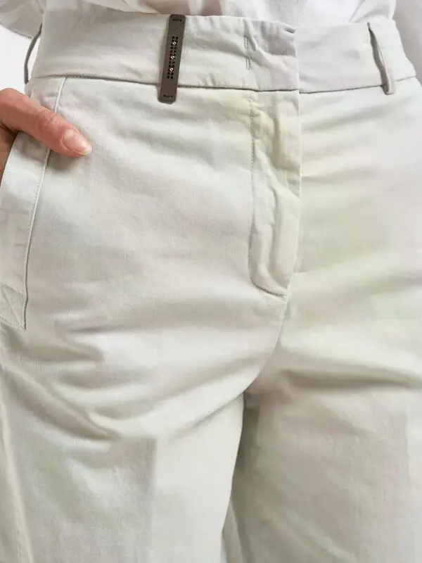 Peserico Wide-leg High-waist Trousers