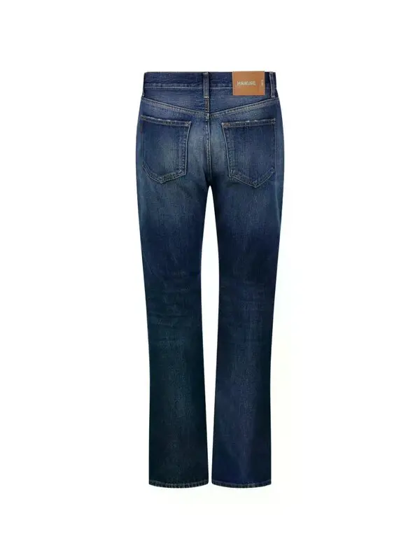 HAIKURE Faded Straight-leg Jeans