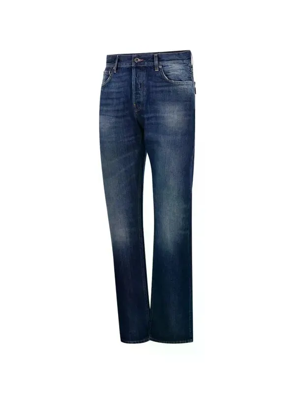 HAIKURE Faded Straight-leg Jeans