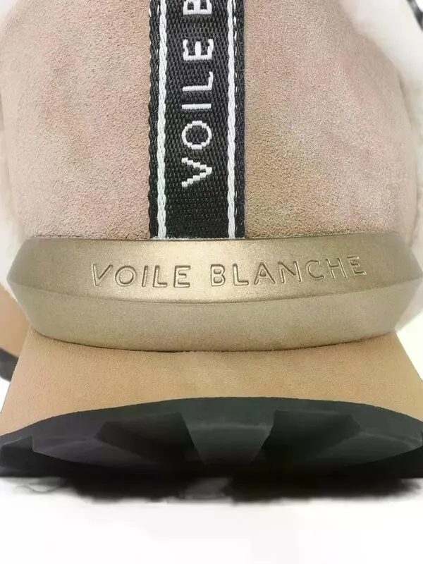 VOILE BLANCHE Shearling-trim Padded Sneakers