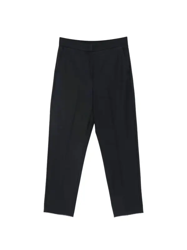 I BLUES Pressed-crease Cropped Trousers
