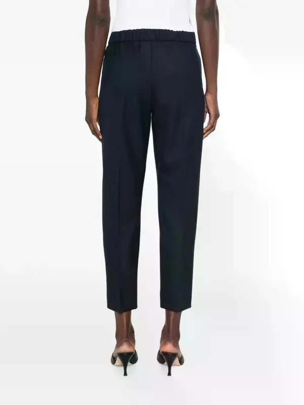 I BLUES Pressed-crease Cropped Trousers