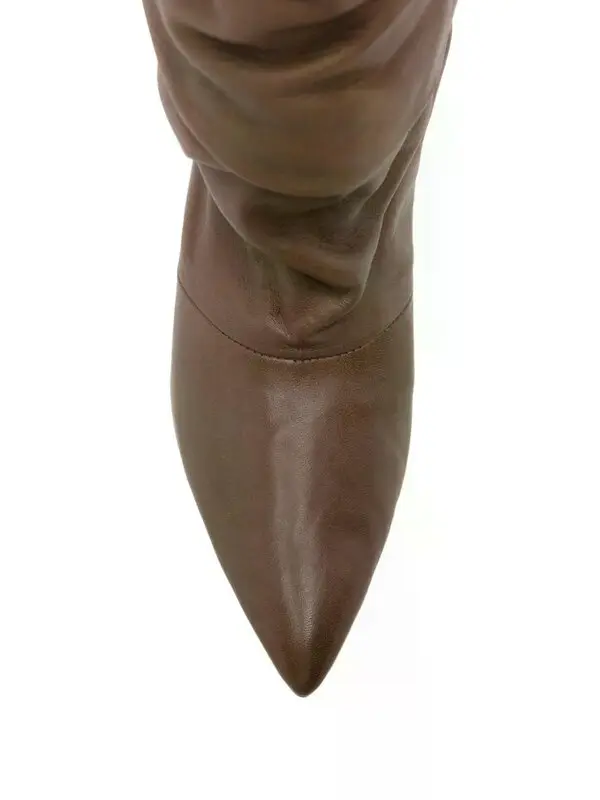 LISKA Slouchy Pointed-toe Boots