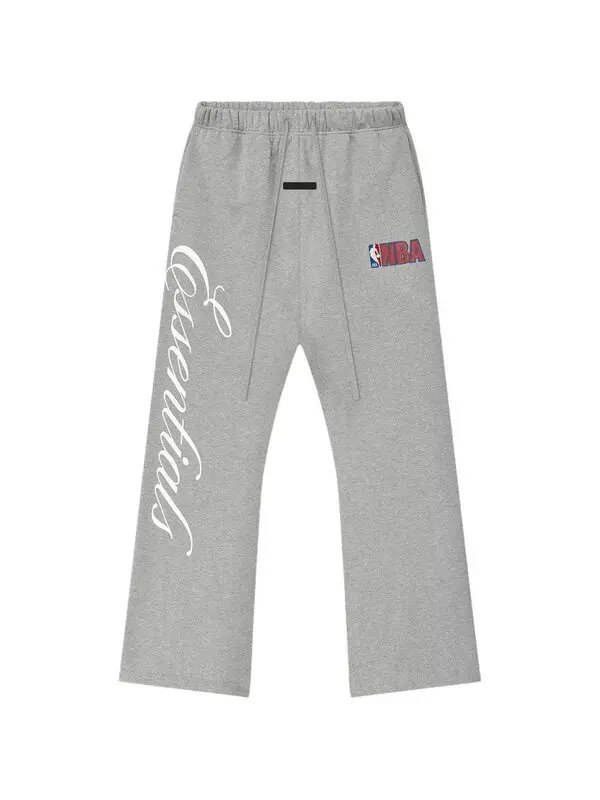 Fear Of God Essentials Nba Flare Sweatpants Concrete Heather