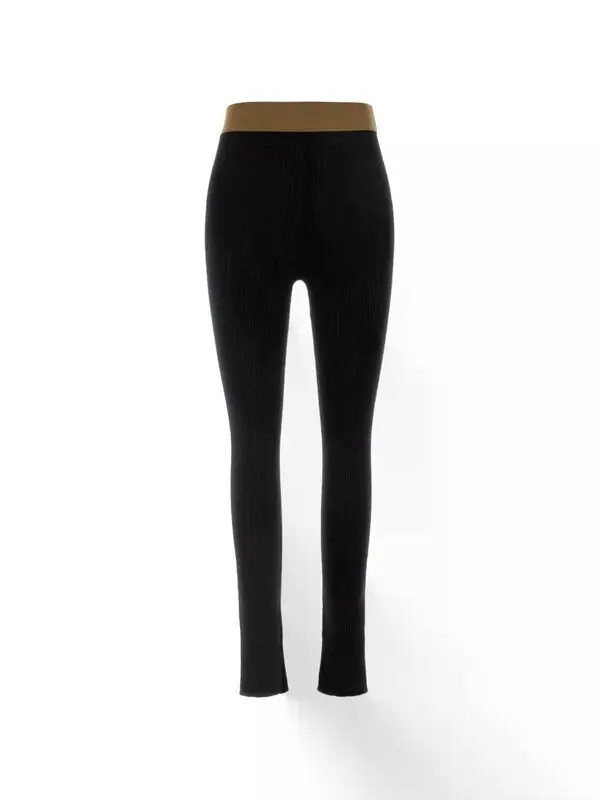 UMA WANG Ribbed-knit Leggings