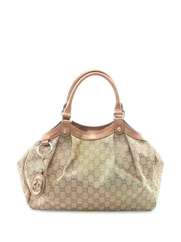 Gucci Sukey Gg Canvas Handbag