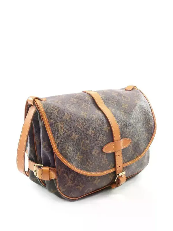 LOUIS VUITTON 1992 Monogram Saumur Shoulder Bag