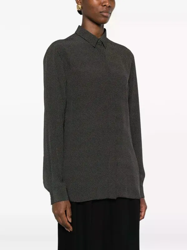 TOM FORD Polka-dot Long-sleeve Shirt