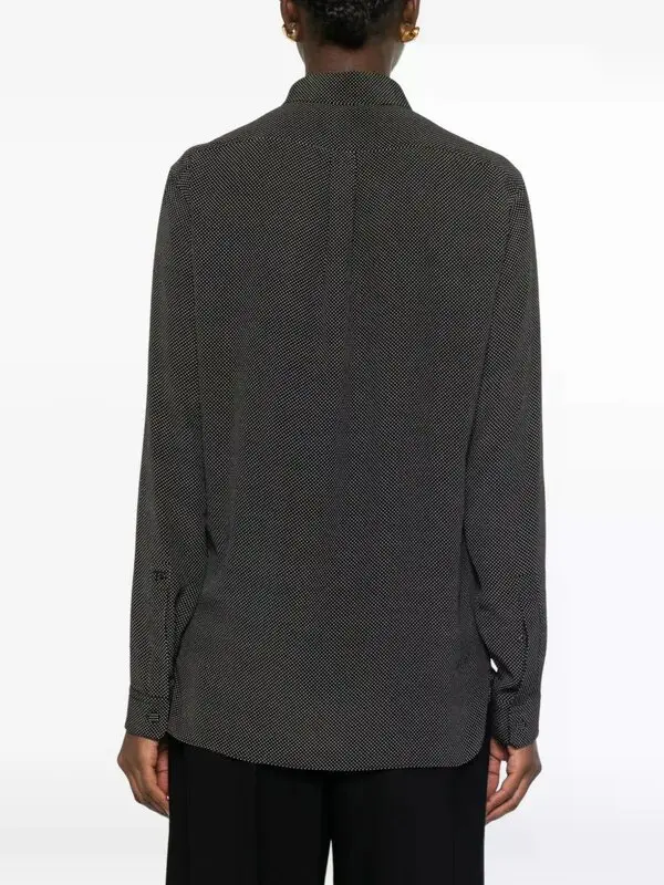 TOM FORD Polka-dot Long-sleeve Shirt