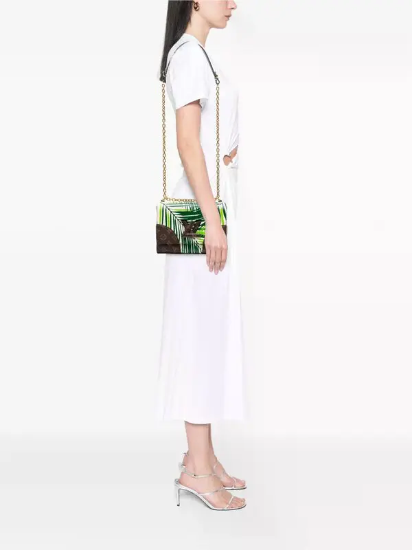 LOUIS VUITTON Monogram Palm Print Twist Mm Cross Body Bag