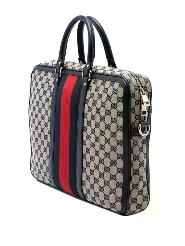 Gucci 2016-2026 Gg Canvas Web Briefcase Business Bag