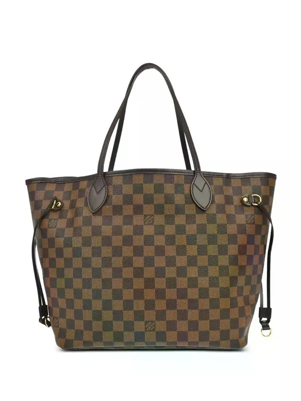 LOUIS VUITTON Damier Ébène Neverfull Mm Tote Bag - Brown