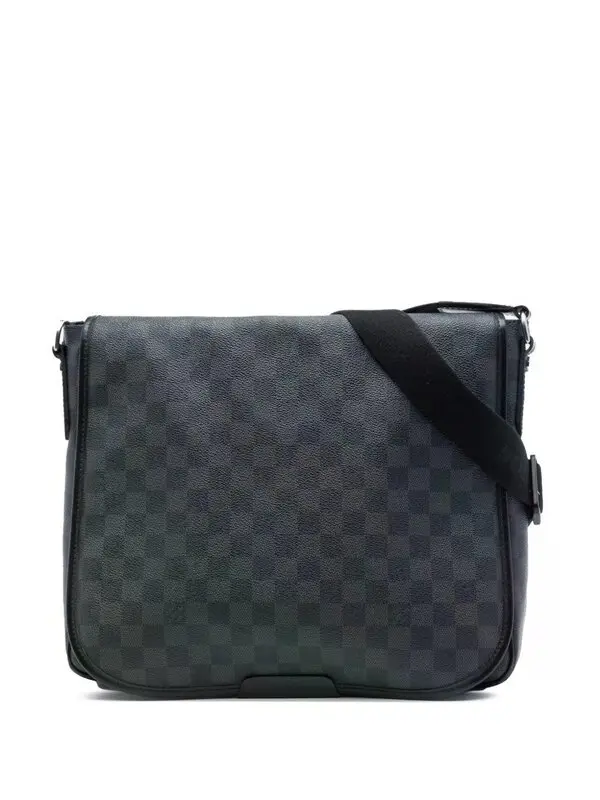 LOUIS VUITTON Damier Graphite Daniel Mm Crossbody Bag - Black