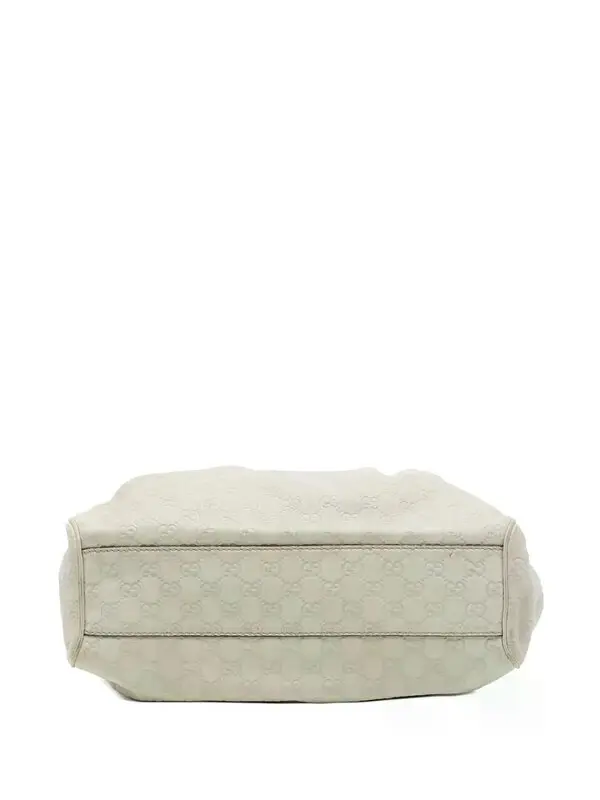 Gucci Medium Guccissima Sukey Tote Bag - White