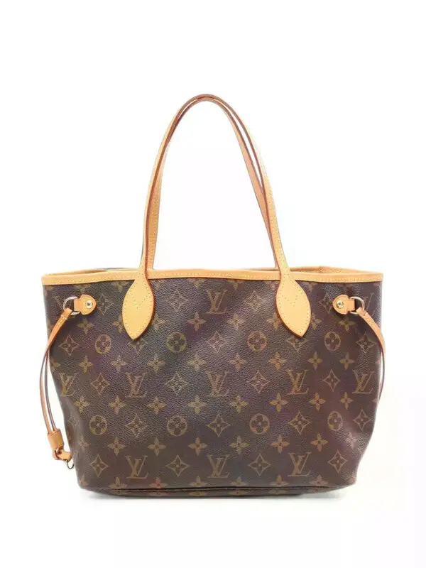 LOUIS VUITTON Monogram Canvas Neverfull Pm Tote Bag - Brown
