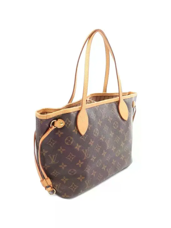 LOUIS VUITTON Monogram Canvas Neverfull Pm Tote Bag - Brown