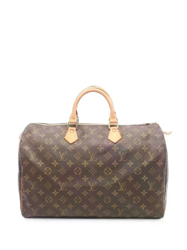 LOUIS VUITTON Speedy 40 Monogram Holdall - Brown