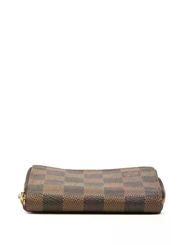 LOUIS VUITTON 2009 Damier Ebene Zippy Purse Coin Pouch