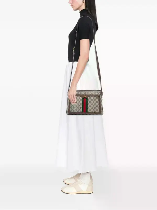 Gucci Ophidia Gg Supreme Web Crossbody Bag