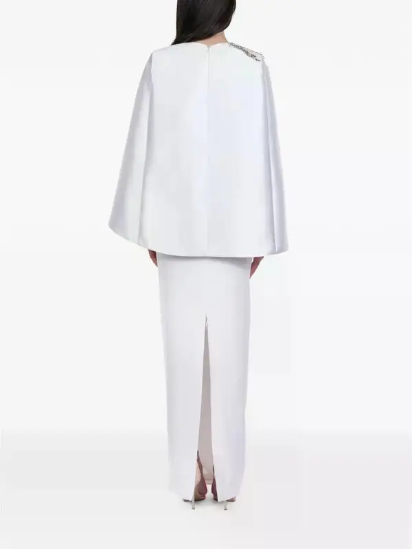 ARAFTU Arafatu Embellished Cape Overlay Maxi Dress