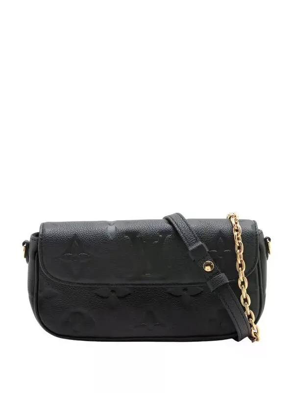 LOUIS VUITTON Monogram Empreinte Giant Ivy Wallet On Chain Satchel - Black