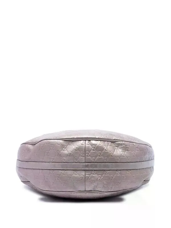 Gucci Large Metallic Sssima Twins Hobo Bag