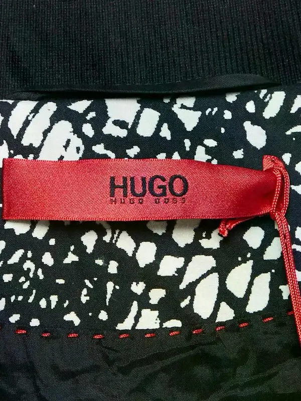 Hugo Boss Crackle Print Bomber Jacket