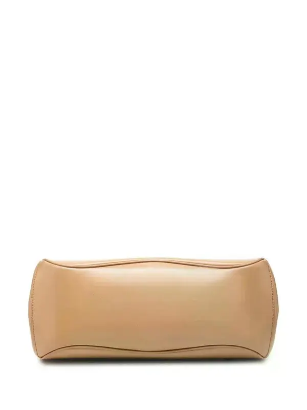 Gucci Smooth Calfskin Bamboo Lady Lock Handbag - Neutrals