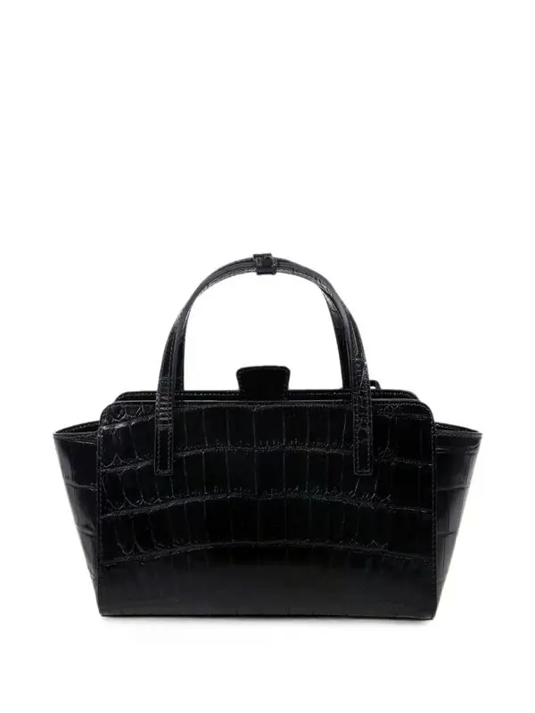 HIDESINS S Flap Croc-effect Leather Tote Bag