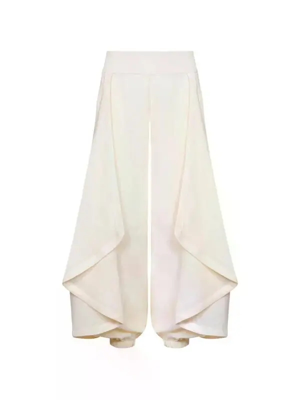 Johanna Ortiz Heat Echo Draped Trousers - Neutrals