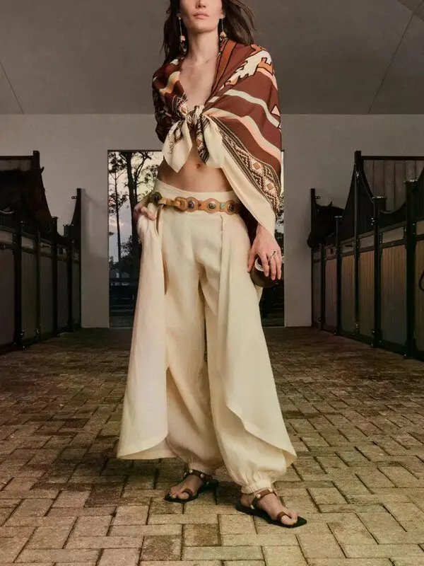 Johanna Ortiz Heat Echo Draped Trousers